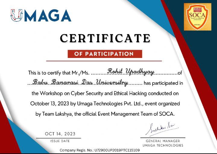 Rohit Upadhyay on LinkedIn: Hlo everyone, I have successfully completed ... Rohit Upadhyay on LinkedIn: Hlo everyone, I have successfully completed ...