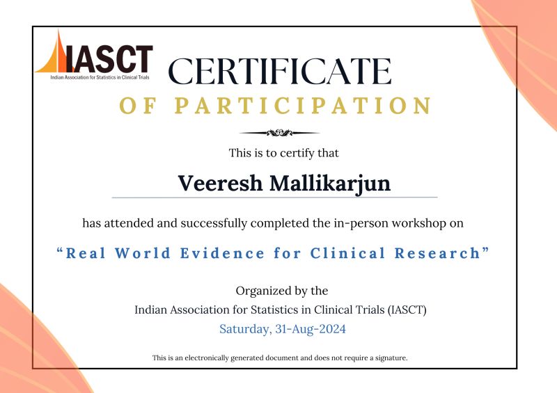 Veeresh Kumar M on LinkedIn: #iasct Veeresh Kumar M on LinkedIn: #iasct