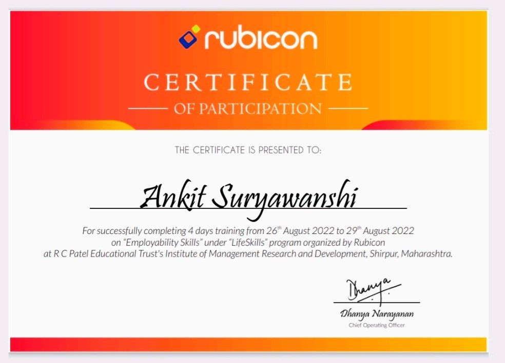 Ankit Suryawanshi on LinkedIn: #firstpost #latepost #tranningcell # ... Ankit Suryawanshi on LinkedIn: #firstpost #latepost #tranningcell # ...