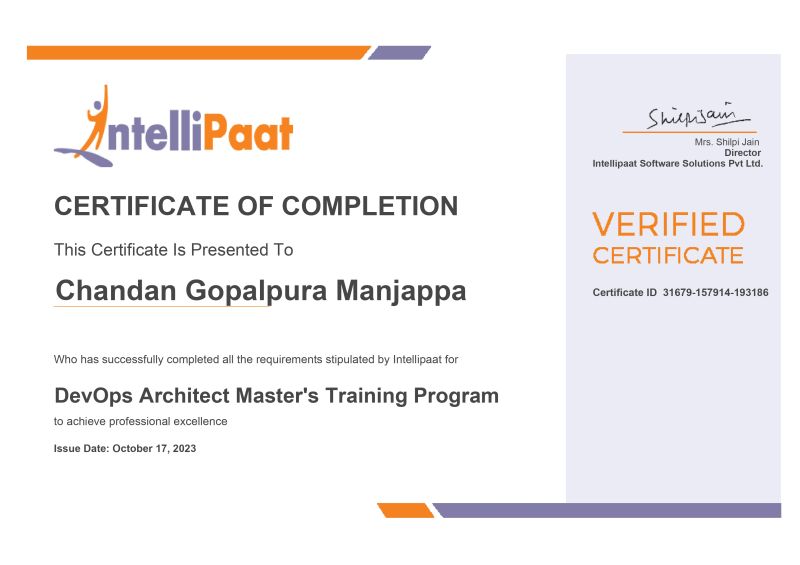 Chandan G M on LinkedIn: #devops #awscloud #docker #kubernetes #cicd #sdlc Chandan G M on LinkedIn: #devops #awscloud #docker #kubernetes #cicd #sdlc