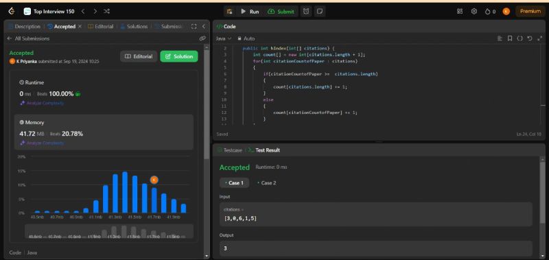 Priyanka K on LinkedIn: #day10 #leetcode #challenges #coding #java # ... Priyanka K on LinkedIn: #day10 #leetcode #challenges #coding #java # ...
