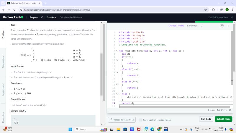 GOWTHAM K on LinkedIn: #100dayschallenge #cprogramming #recursion # ... GOWTHAM K on LinkedIn: #100dayschallenge #cprogramming #recursion # ...