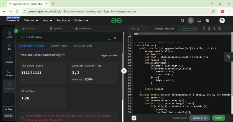Varunesh B on LinkedIn: #dsa #geeksforgeeks #codingchallenge # ... Varunesh B on LinkedIn: #dsa #geeksforgeeks #codingchallenge # ...