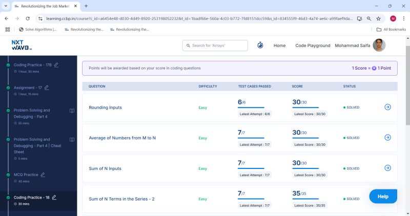 Saifa Suhana on LinkedIn: #100daysofcode #ccbp #nxtwave #personalgrowth ... Saifa Suhana on LinkedIn: #100daysofcode #ccbp #nxtwave #personalgrowth ...