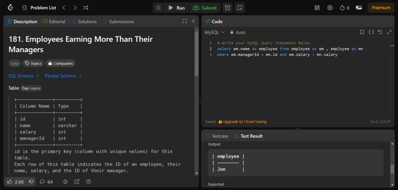 Devesh Sharma on LinkedIn: #leetcode #sql #codingjourney ... Devesh Sharma on LinkedIn: #leetcode #sql #codingjourney ...