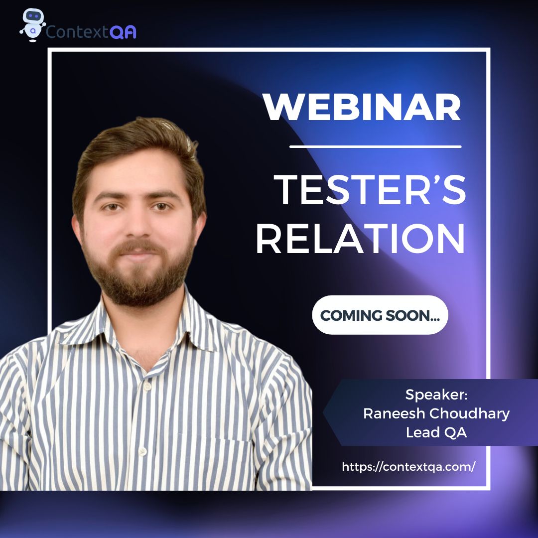 ContextQA on LinkedIn: #contextqa #webinar #webinarseries # ... ContextQA on LinkedIn: #contextqa #webinar #webinarseries # ...