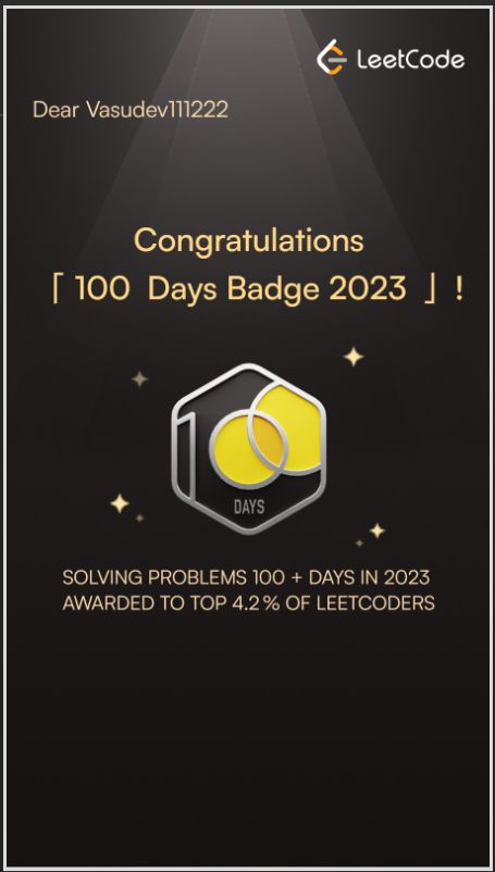 Pinninti Vasudeva Rao on LinkedIn: #100daysofcoding #leetcode # ... Pinninti Vasudeva Rao on LinkedIn: #100daysofcoding #leetcode # ...