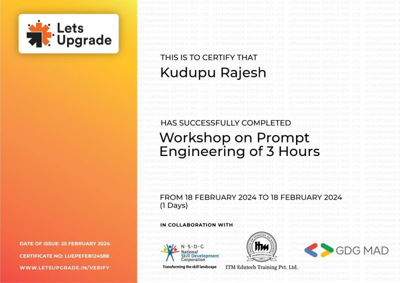 Rajesh Kudupu on LinkedIn: Hey Everyone, I am excited to share that I ... Rajesh Kudupu on LinkedIn: Hey Everyone, I am excited to share that I ...
