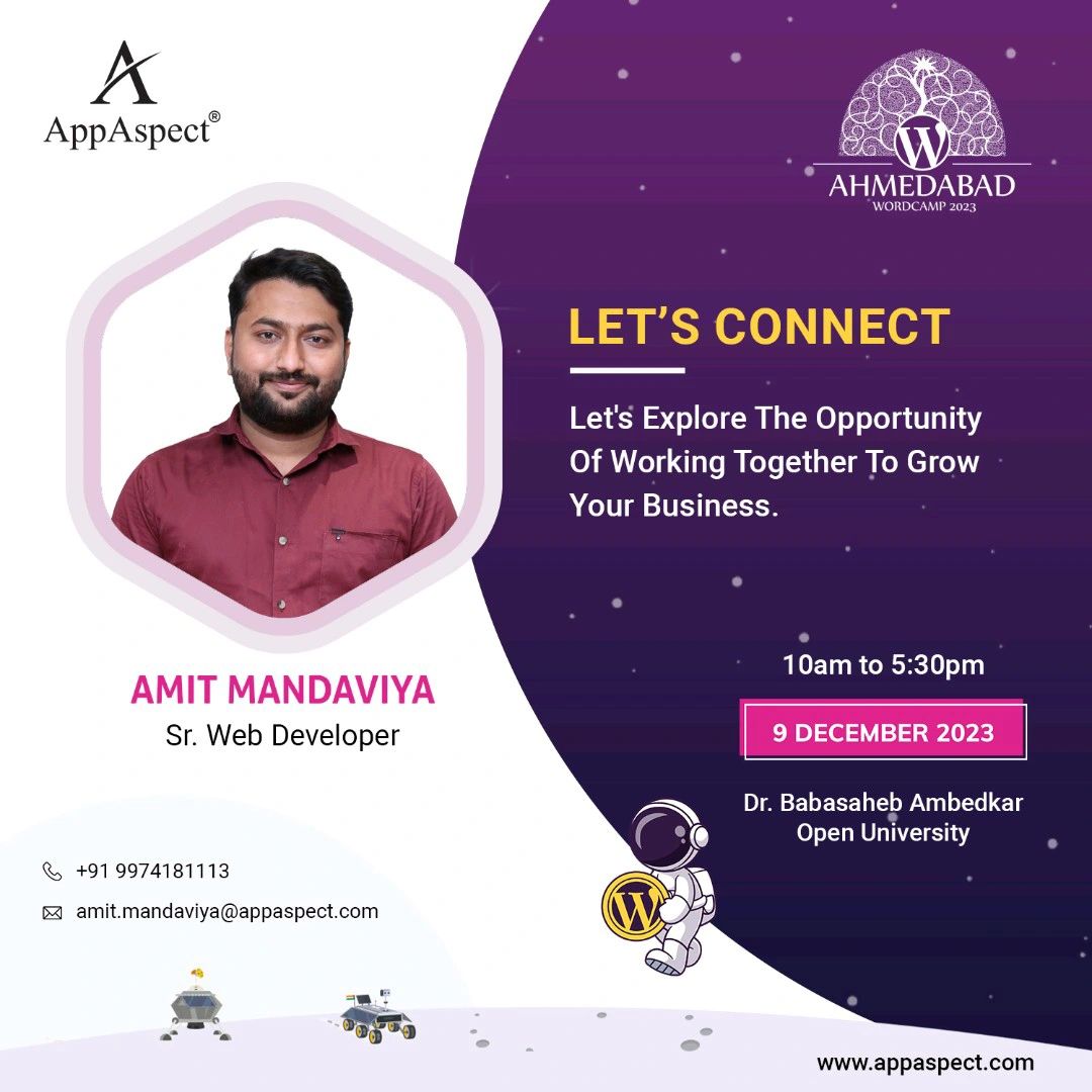 Amit Mandaviya on LinkedIn: #appaspect #wordpress #wordcamp # ... Amit Mandaviya on LinkedIn: #appaspect #wordpress #wordcamp # ...
