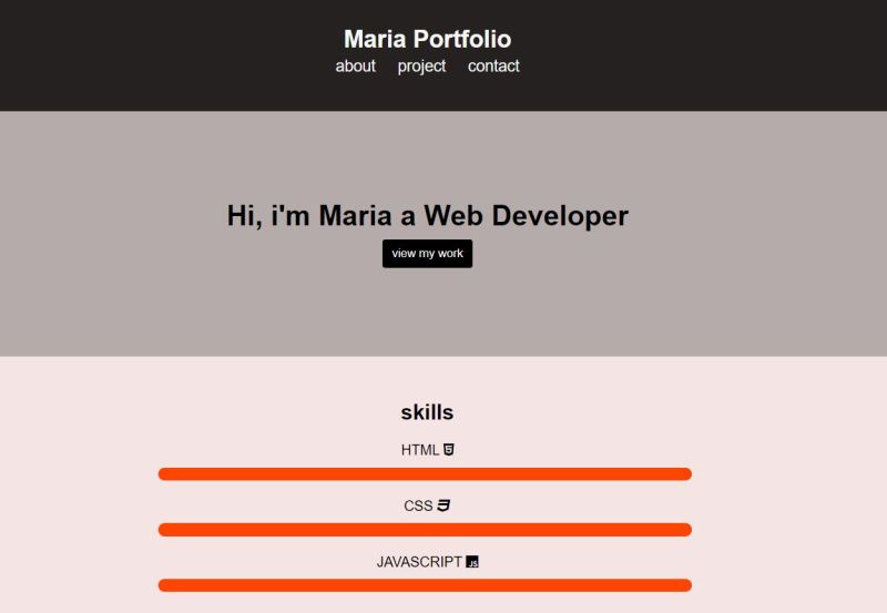 Maria Sultana on LinkedIn: Recently completed a web page project using ... Maria Sultana on LinkedIn: Recently completed a web page project using ...