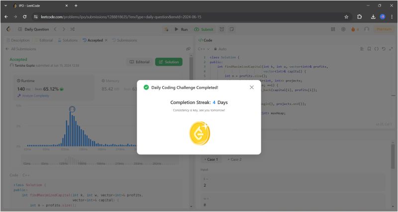 🚀 Day 4 of My 50-Day Coding Challenge! | Tanisha Gupta 🚀 Day 4 of My 50-Day Coding Challenge! | Tanisha Gupta