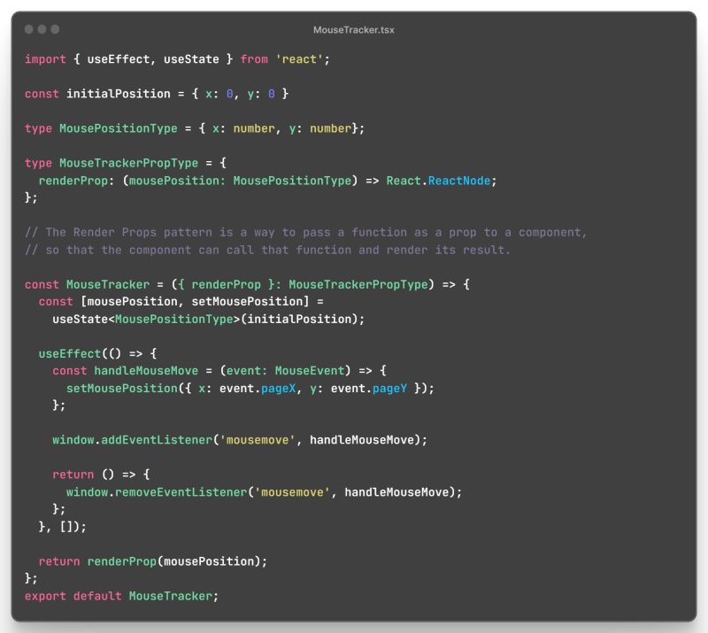 Rohit Kumar Sanaka on LinkedIn: render props pattern in React...! React ... Rohit Kumar Sanaka on LinkedIn: render props pattern in React...! React ...
