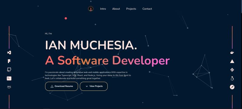 My portfolio site using next js app router and typescript | Ian ... My portfolio site using next js app router and typescript | Ian ...