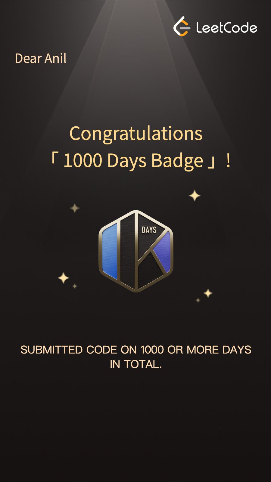 Anil Kumar on LinkedIn: #leetcode #consistency #achievement # ... Anil Kumar on LinkedIn: #leetcode #consistency #achievement # ...