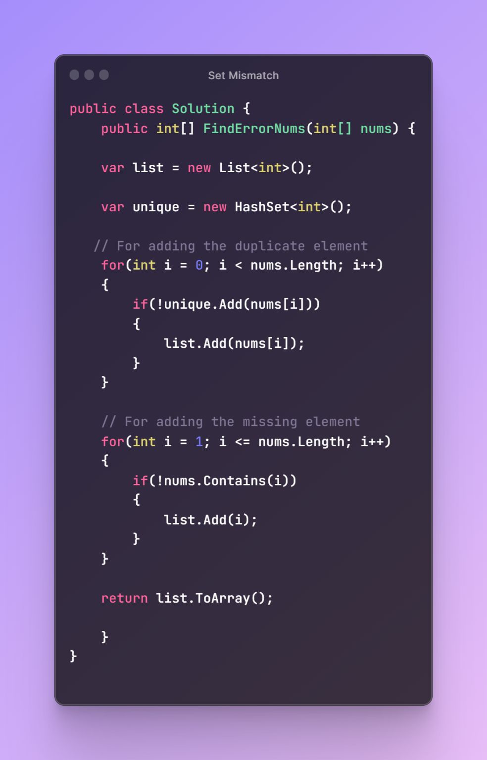 Mohammad Adnan Shuvo on LinkedIn: The solution of today's LeetCode ... Mohammad Adnan Shuvo on LinkedIn: The solution of today's LeetCode ...
