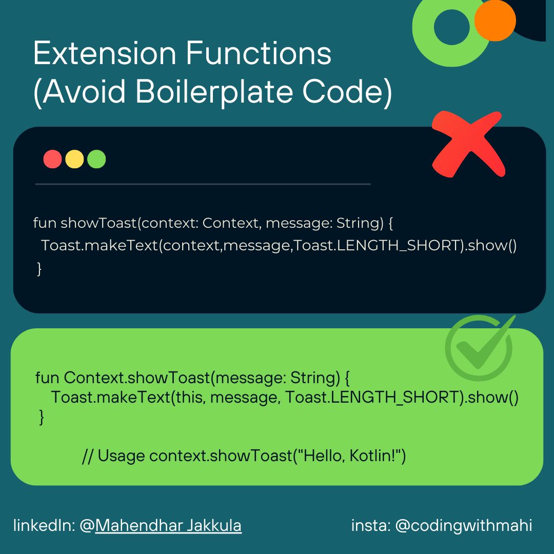 Mahendhar Jakkula on LinkedIn: #kotlin #androiddevelopment #cleancode # ... Mahendhar Jakkula on LinkedIn: #kotlin #androiddevelopment #cleancode # ...