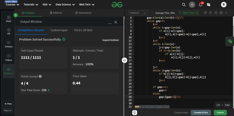 R Manoj Hariharan on LinkedIn: #dsa #geeksforgeeks #codingchallenge # ... R Manoj Hariharan on LinkedIn: #dsa #geeksforgeeks #codingchallenge # ...