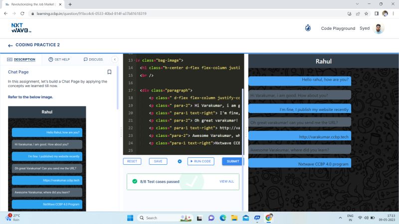 Syed Mubbashir on LinkedIn: #30daysofcodechallenge #nxtwave #ccbpian # ... Syed Mubbashir on LinkedIn: #30daysofcodechallenge #nxtwave #ccbpian # ...