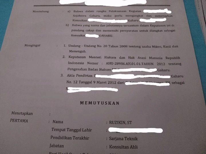 RUZIKIN, ST ( RUZI ) on LinkedIn: Alhamdulillah.. Masih tersimpan Surat ... RUZIKIN, ST ( RUZI ) on LinkedIn: Alhamdulillah.. Masih tersimpan Surat ...
