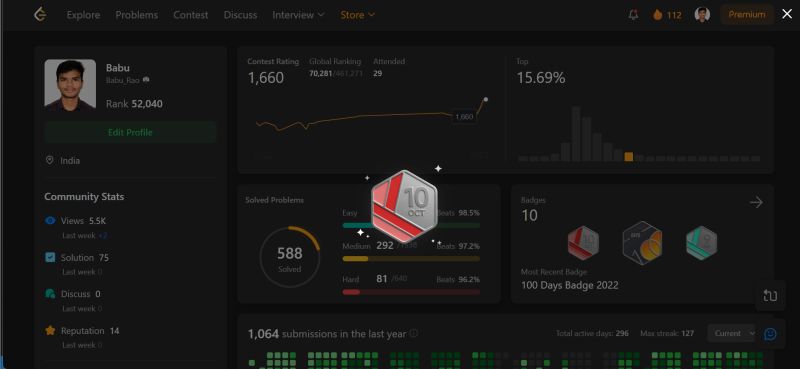 Successfully solved Leetcode daily challenge | Baburao Sanivada posted ... Successfully solved Leetcode daily challenge | Baburao Sanivada posted ...