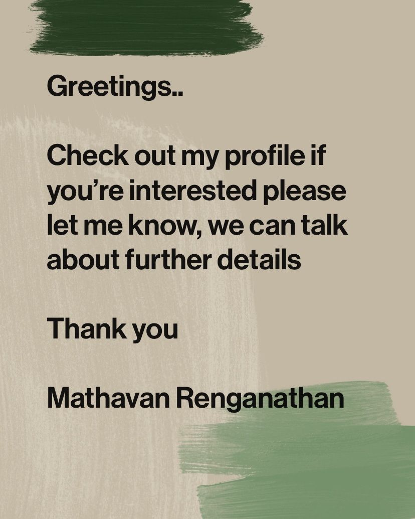 mathavan renganathan on LinkedIn: 🤝 mathavan renganathan on LinkedIn: 🤝