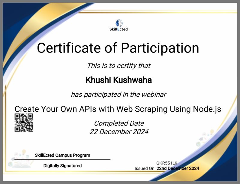 Khushi Kushwaha on LinkedIn: #nodejs #webscraping #api #webdevelopment ... Khushi Kushwaha on LinkedIn: #nodejs #webscraping #api #webdevelopment ...