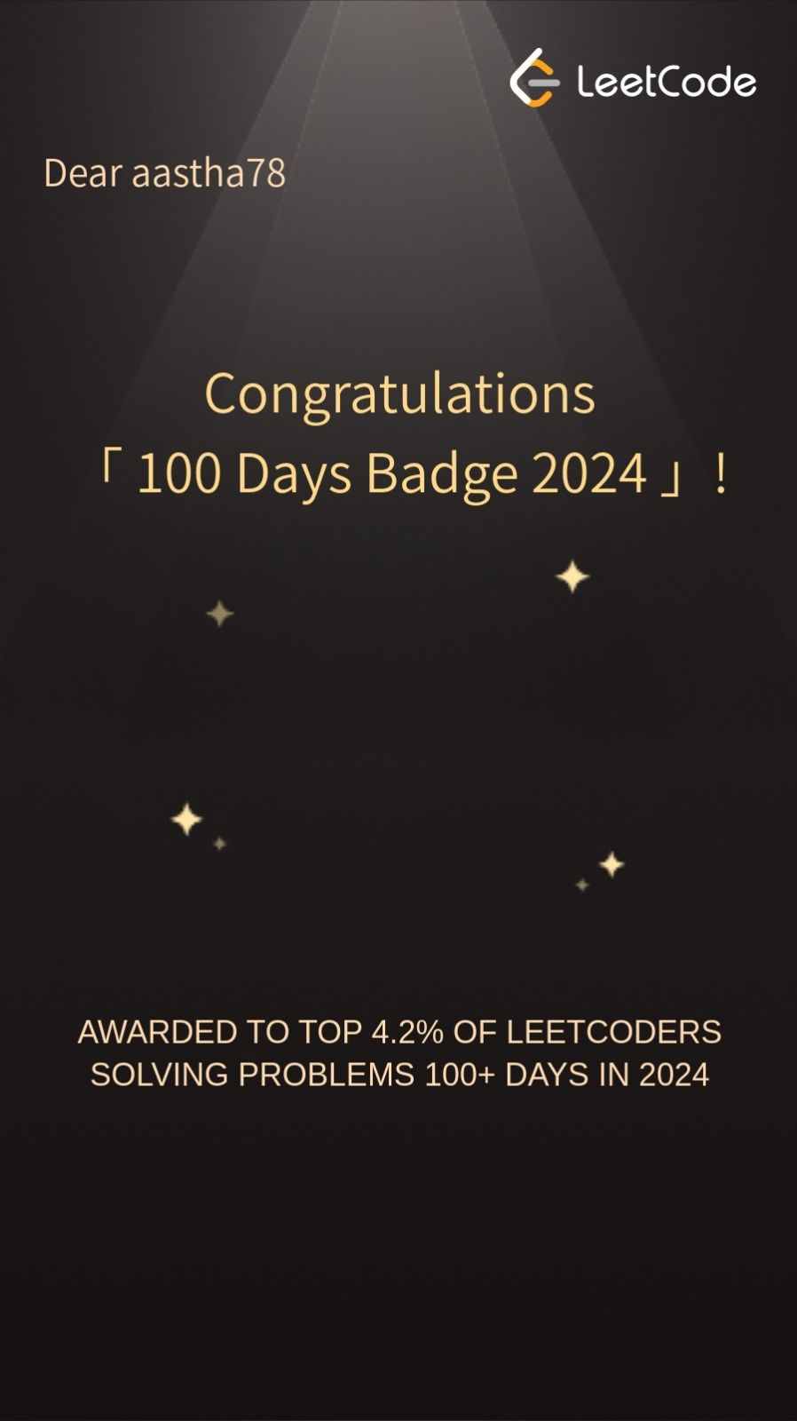 Aastha Vashist on LinkedIn: #leetcode #100dayschallenge Aastha Vashist on LinkedIn: #leetcode #100dayschallenge