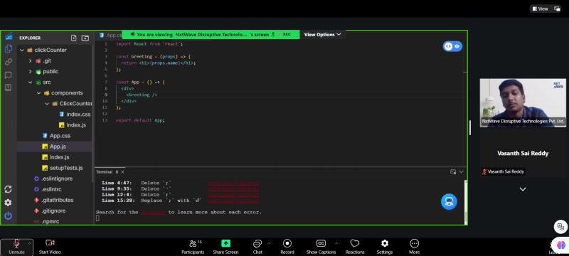 Vasanth Sai Reddy Veeramreddy on LinkedIn: #reactjs #fixthebugchallenge ... Vasanth Sai Reddy Veeramreddy on LinkedIn: #reactjs #fixthebugchallenge ...