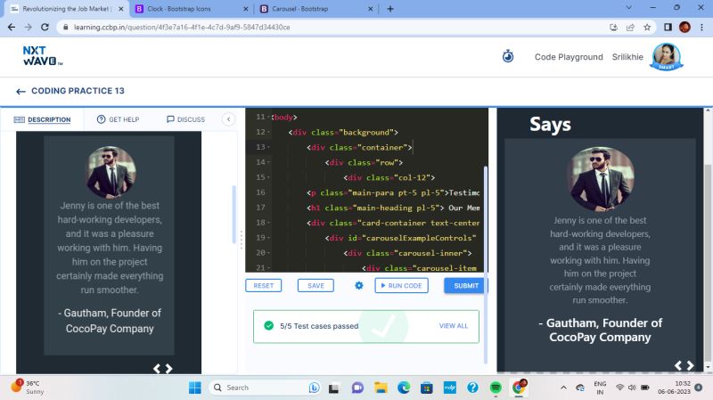 Srilikhie Dadi on LinkedIn: #carousel #bootstrap #bootstrap5 #flexbox # ... Srilikhie Dadi on LinkedIn: #carousel #bootstrap #bootstrap5 #flexbox # ...