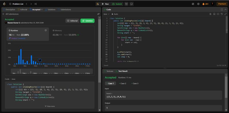 Naveen Kumar on LinkedIn: Leetcode problem of the day : Sliding Puzzle ... Naveen Kumar on LinkedIn: Leetcode problem of the day : Sliding Puzzle ...