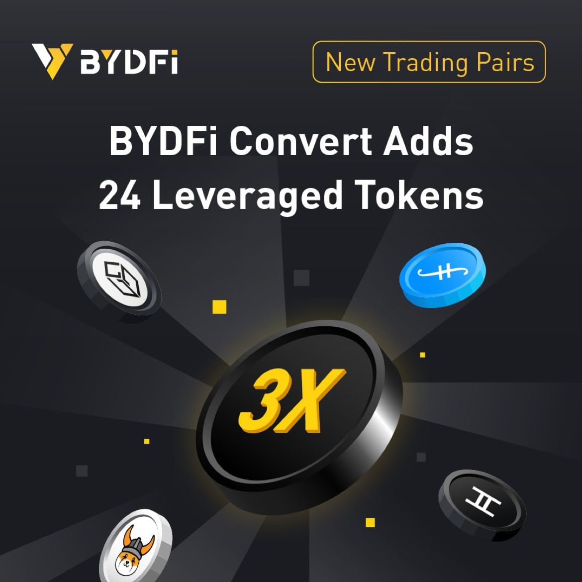 BYDFi on LinkedIn: BYDFi Listing New Leverage Token Trading Pairs ... BYDFi on LinkedIn: BYDFi Listing New Leverage Token Trading Pairs ...