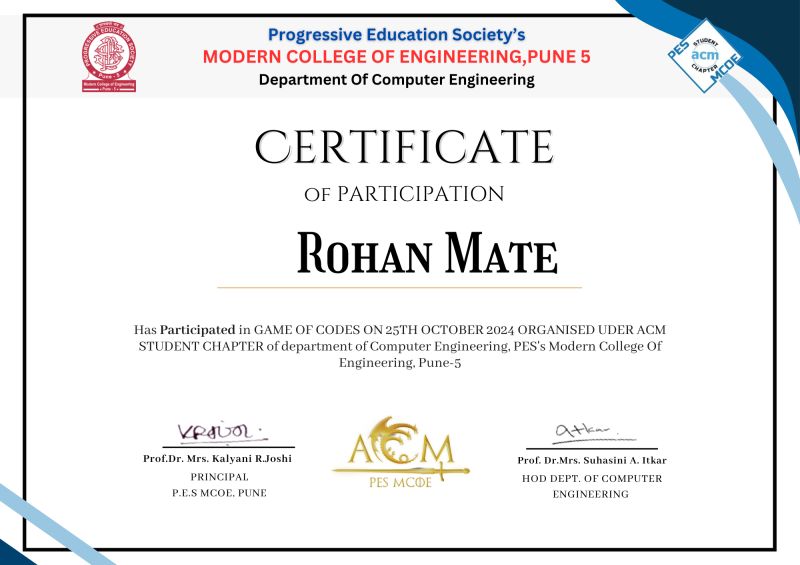 Rohan Mate on LinkedIn: #hackathon #dsa #codingchallenge #gameofcodes # ... Rohan Mate on LinkedIn: #hackathon #dsa #codingchallenge #gameofcodes # ...