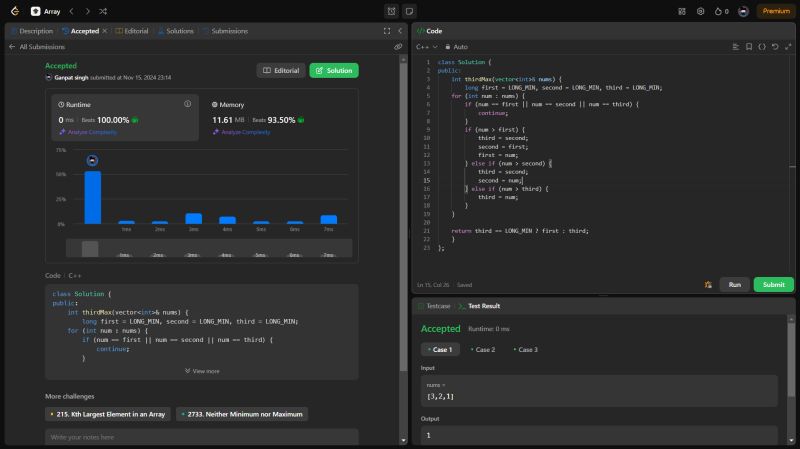 Ganpat Singh on LinkedIn: #day36 #codingchronicles #leetcode # ... Ganpat Singh on LinkedIn: #day36 #codingchronicles #leetcode # ...
