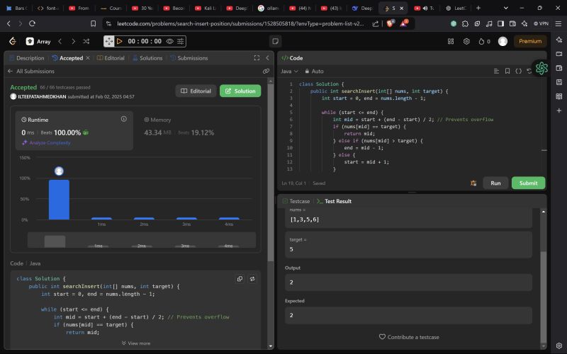 #100daysofcode #leetcode #datastructures #binarysearch #java ... #100daysofcode #leetcode #datastructures #binarysearch #java ...