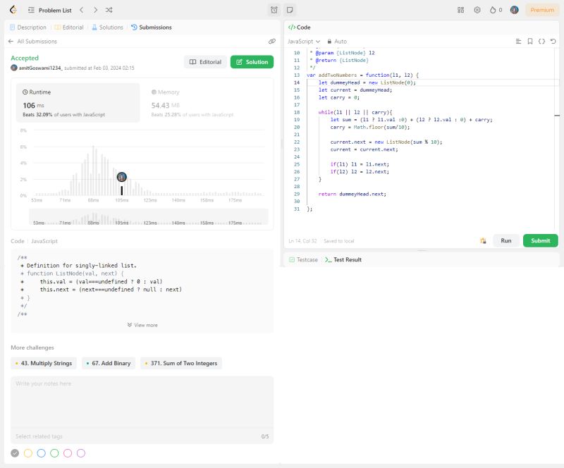 Amit Kumar Goswami on LinkedIn: #javascript #algorithm #codingchallenge ... Amit Kumar Goswami on LinkedIn: #javascript #algorithm #codingchallenge ...