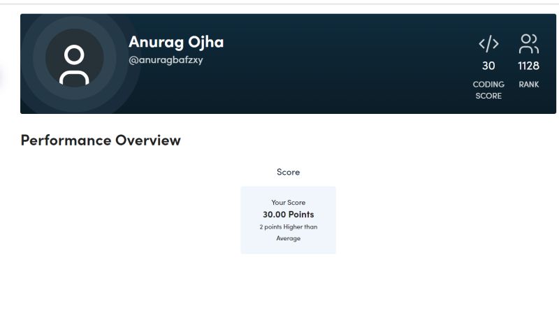 Anurag Ojha on LinkedIn: #codingislife Anurag Ojha on LinkedIn: #codingislife