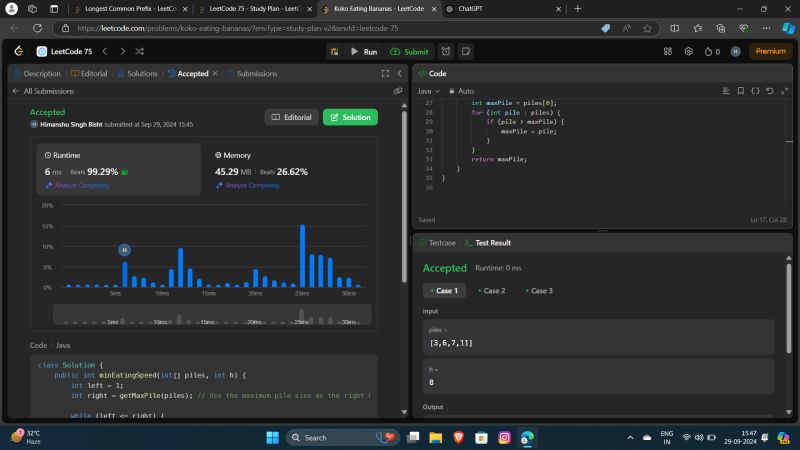 Himanshu Bisht on LinkedIn: #dsachallenge #codingjourney #leetcode # ... Himanshu Bisht on LinkedIn: #dsachallenge #codingjourney #leetcode # ...