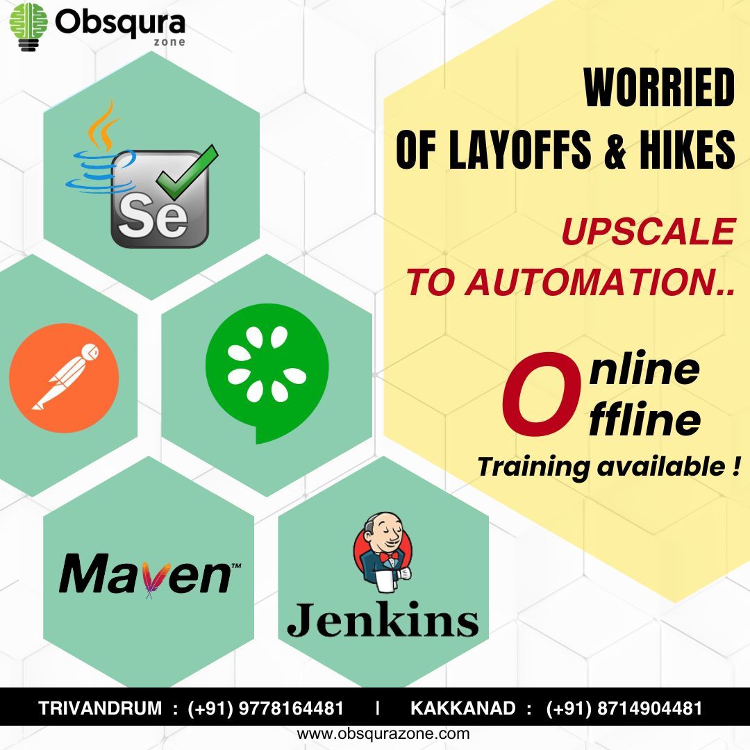 Obsqura Zone on LinkedIn: #automationtesting #seleniumtesting #java # ... Obsqura Zone on LinkedIn: #automationtesting #seleniumtesting #java # ...
