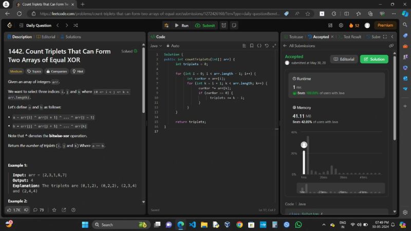 Day 52 of #LeetCode #DailyCodingChallenge | RAJAMOHAN R posted on the ... Day 52 of #LeetCode #DailyCodingChallenge | RAJAMOHAN R posted on the ...