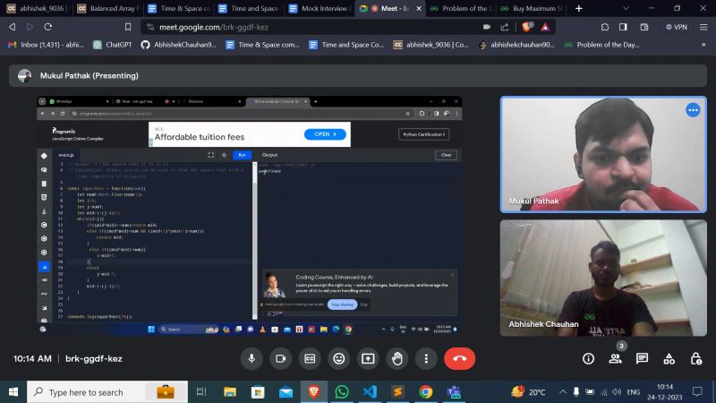 Abhishek Chauhan on LinkedIn: #leetcode #mockinterviews #codingsunday Abhishek Chauhan on LinkedIn: #leetcode #mockinterviews #codingsunday