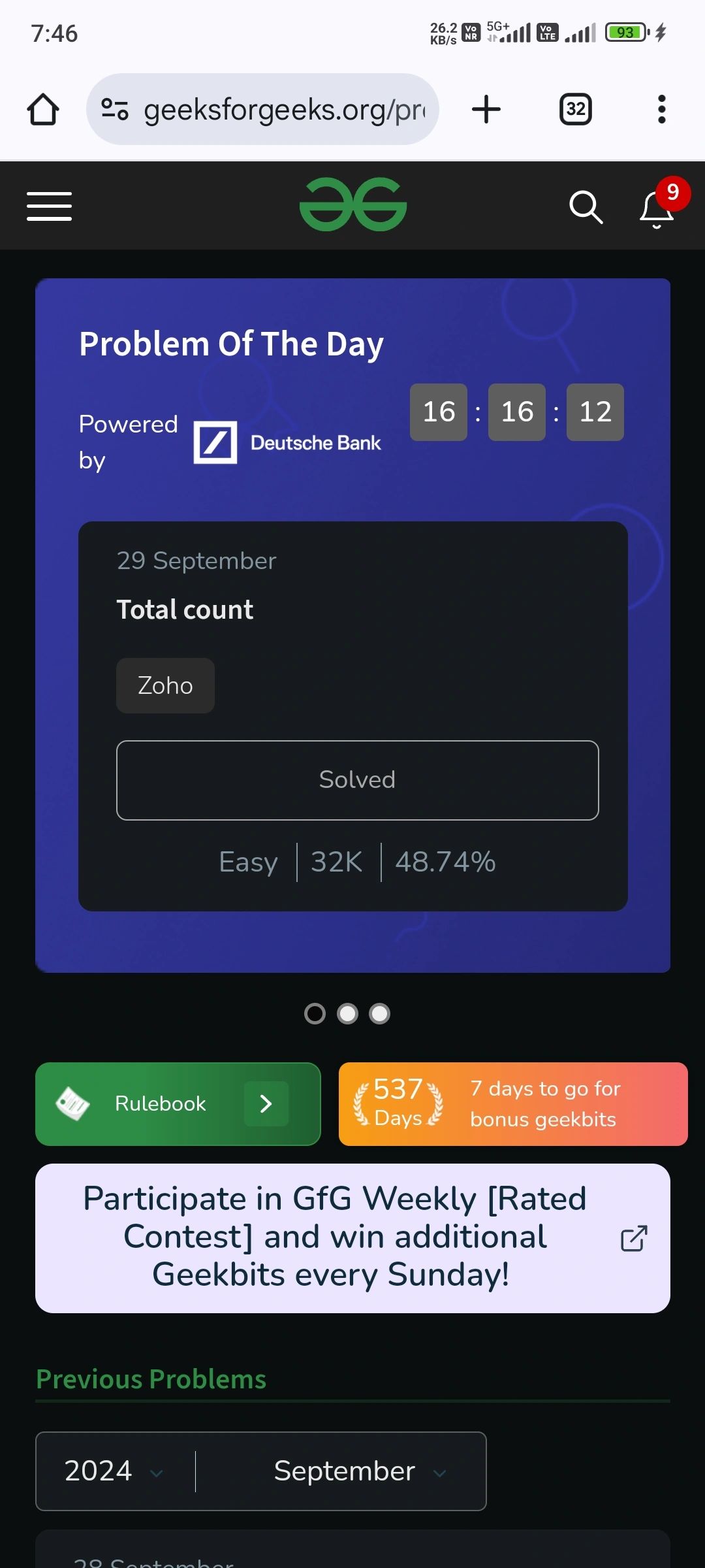Saptarshi Banerjee on LinkedIn: #geekstreak2024 #deutschebank Saptarshi Banerjee on LinkedIn: #geekstreak2024 #deutschebank
