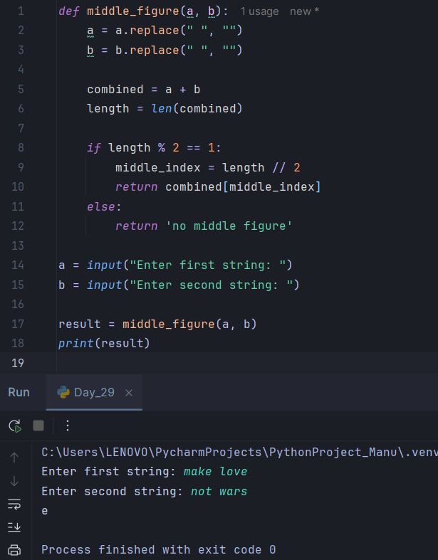 #python #codingchallenges #problemsolving #techjourney… | MANU TOMY #python #codingchallenges #problemsolving #techjourney… | MANU TOMY