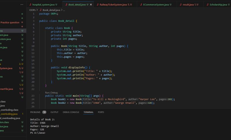 Excited to share a simple Java program demonstrating Object-Oriented ... Excited to share a simple Java program demonstrating Object-Oriented ...