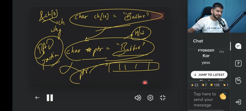 Learn about Pointers with Love Babbar Bhaiya | Ashutosh Prusty posted ... Learn about Pointers with Love Babbar Bhaiya | Ashutosh Prusty posted ...