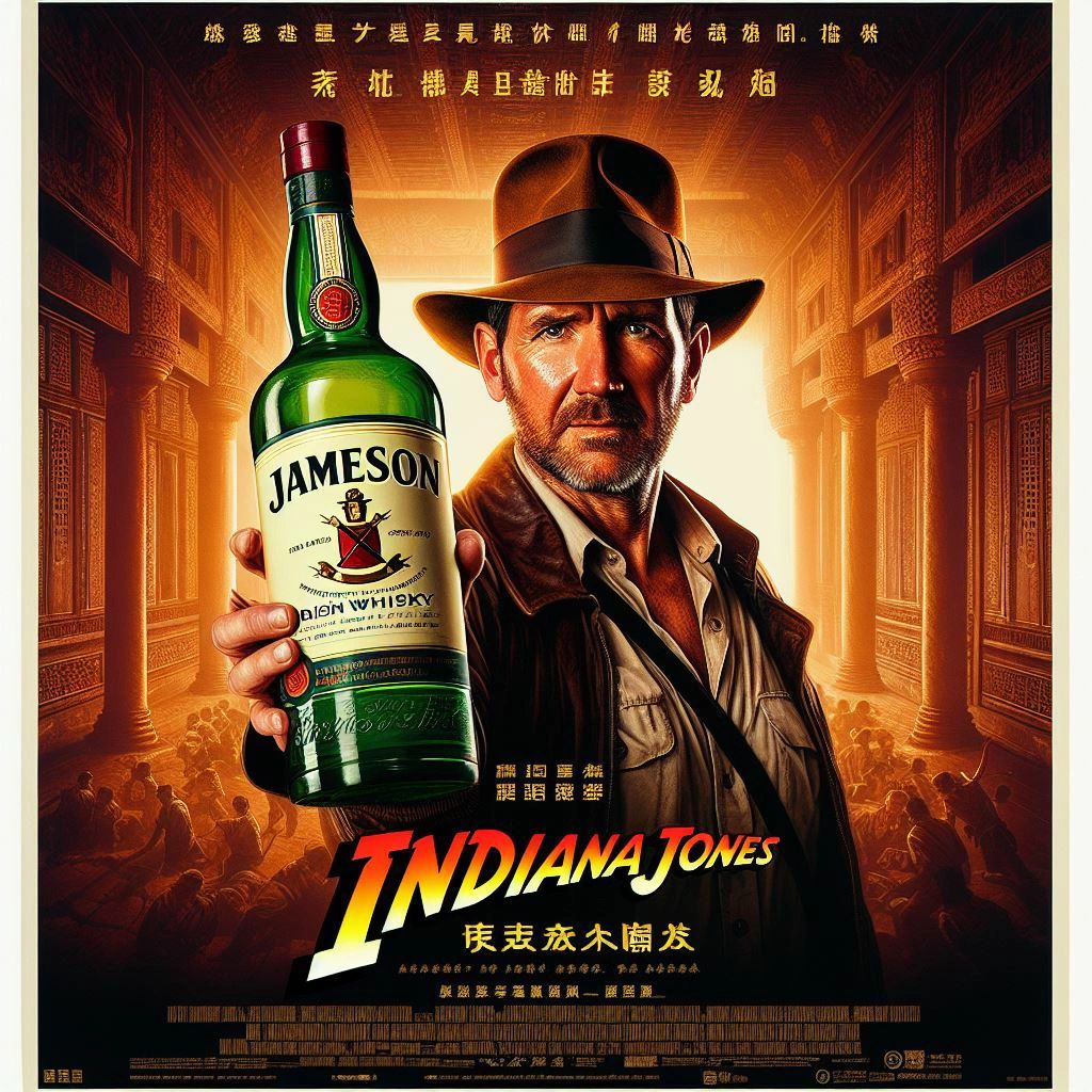 #ai #jameson #indianajones #whiskylovers #movieposter | Terence Wong #ai #jameson #indianajones #whiskylovers #movieposter | Terence Wong