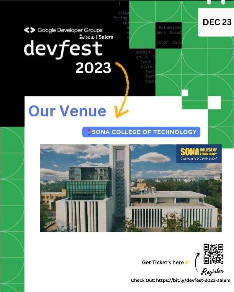 Sathishkumar Paramasivam on LinkedIn: #devfestsalem #gdgindia #gdgsalem ... Sathishkumar Paramasivam on LinkedIn: #devfestsalem #gdgindia #gdgsalem ...
