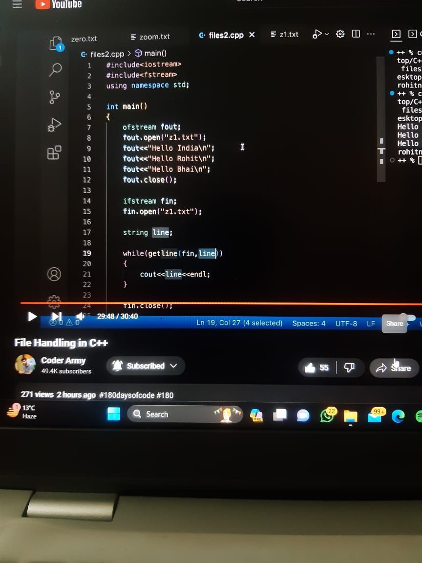 Prashant Kumar Das on LinkedIn: #180daysofcode #filehandlingmagic # ... Prashant Kumar Das on LinkedIn: #180daysofcode #filehandlingmagic # ...