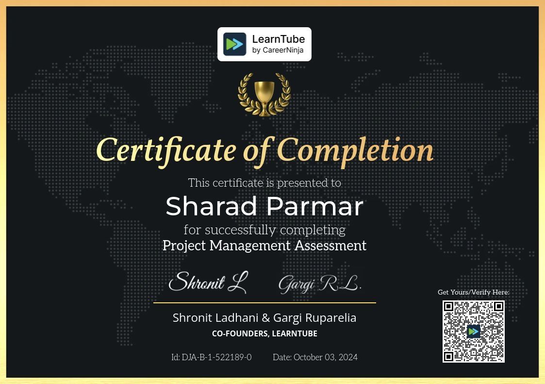 Sharad Parmar posted on LinkedIn Sharad Parmar posted on LinkedIn
