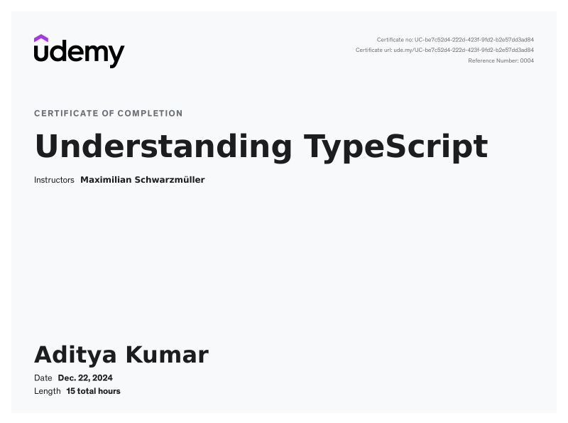 Aditya Kumar on LinkedIn: #typescript #webdevelopment #coding #learning ... Aditya Kumar on LinkedIn: #typescript #webdevelopment #coding #learning ...