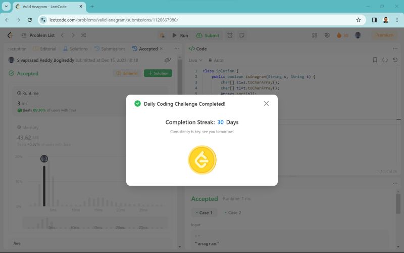 Prasad R on LinkedIn: #100daychallenge #leetcode #dailycoding #dsa # ... Prasad R on LinkedIn: #100daychallenge #leetcode #dailycoding #dsa # ...